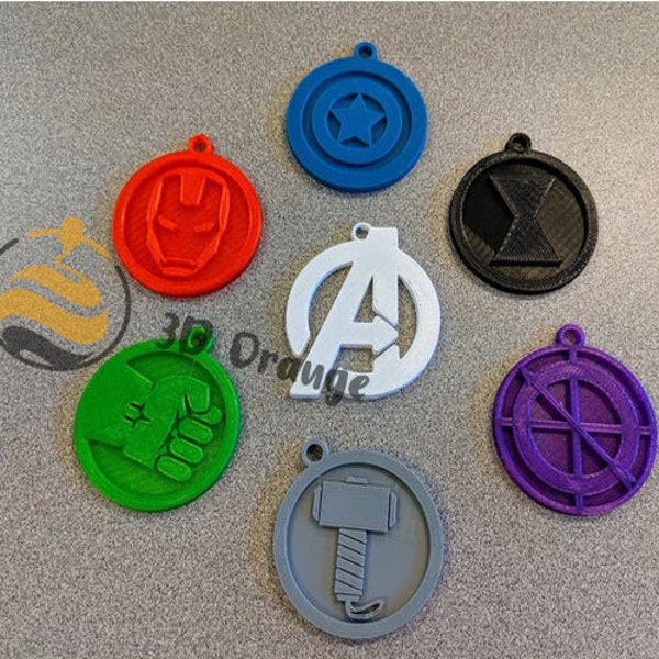 Avengers Keychain - Etsy