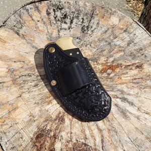 Quick Draw Buck 110 Folding Hunter Knife Sheath Horizontal Carry - Etsy