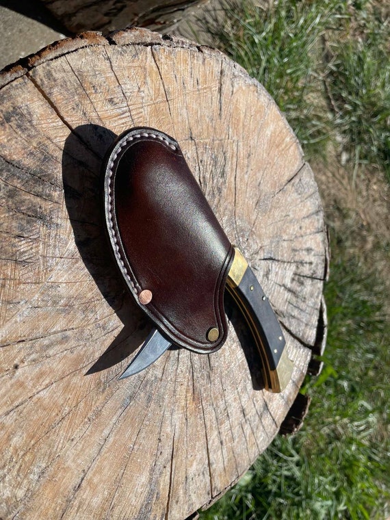 Quick Draw Buck 110 Folding Hunter Knife Sheath Horizontal - Etsy