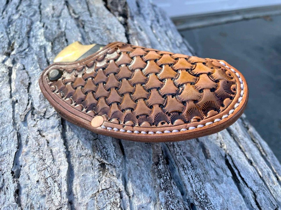 Quick Draw Buck 110 Folding Hunter Knife Sheath - Vertical Carry - Etsy