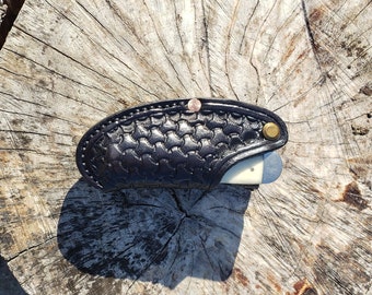 Quick Draw Buck 110 Folding Hunter Knife Sheath Horizontal Carry - Etsy