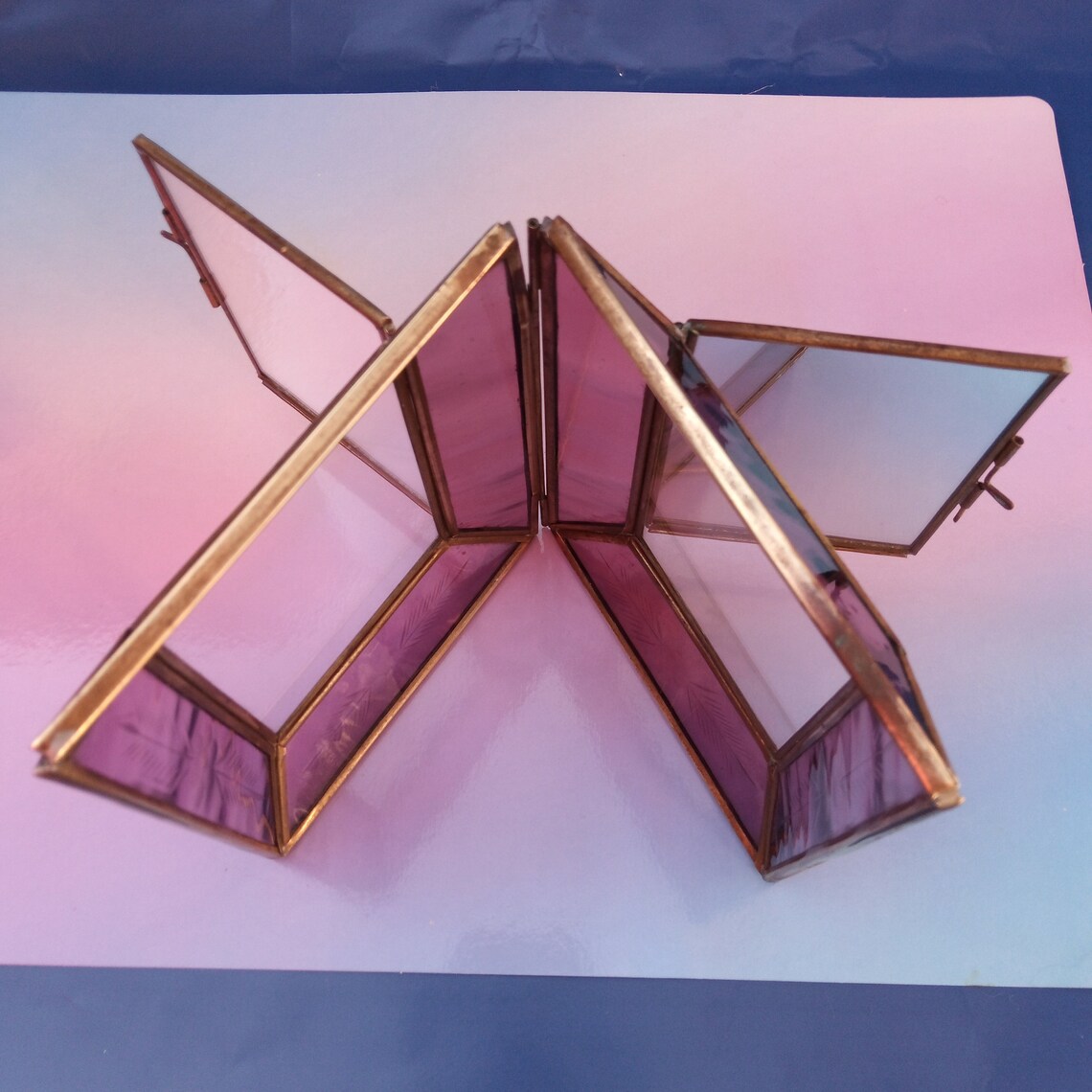 Vintage Trinket Display Box - Etsy