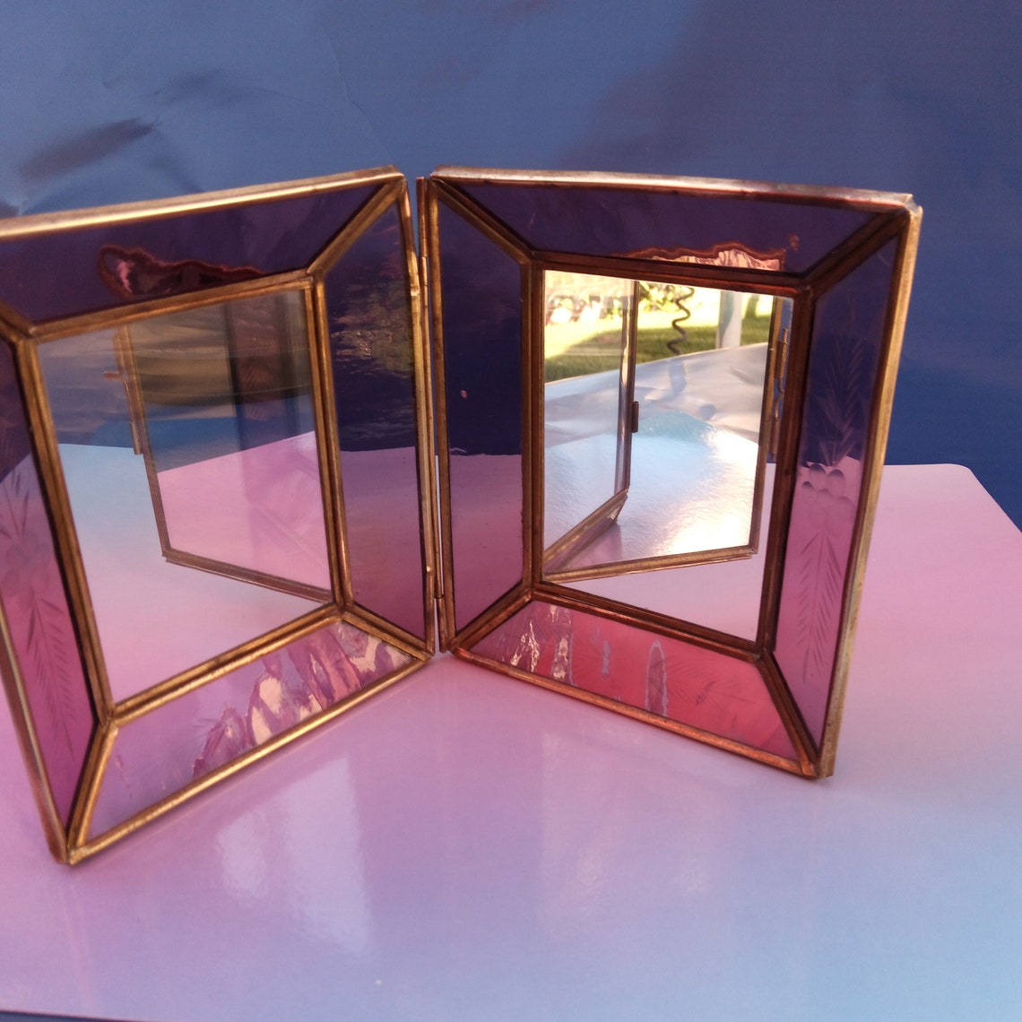 Vintage Trinket Display Box - Etsy