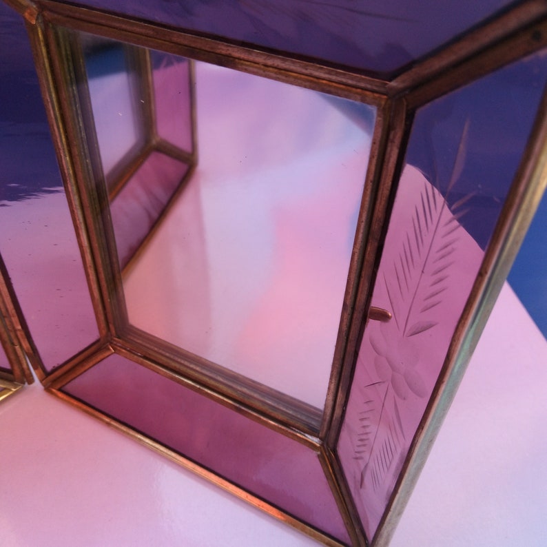 Vintage Trinket Display Box - Etsy