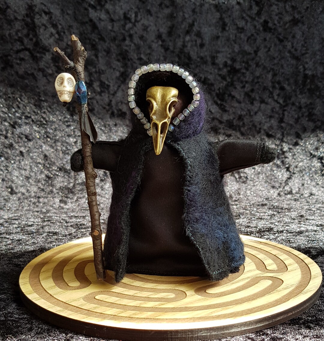 CROW GODDESS Made to Order/commission Piece/ooak/altar Piece/corvid ...