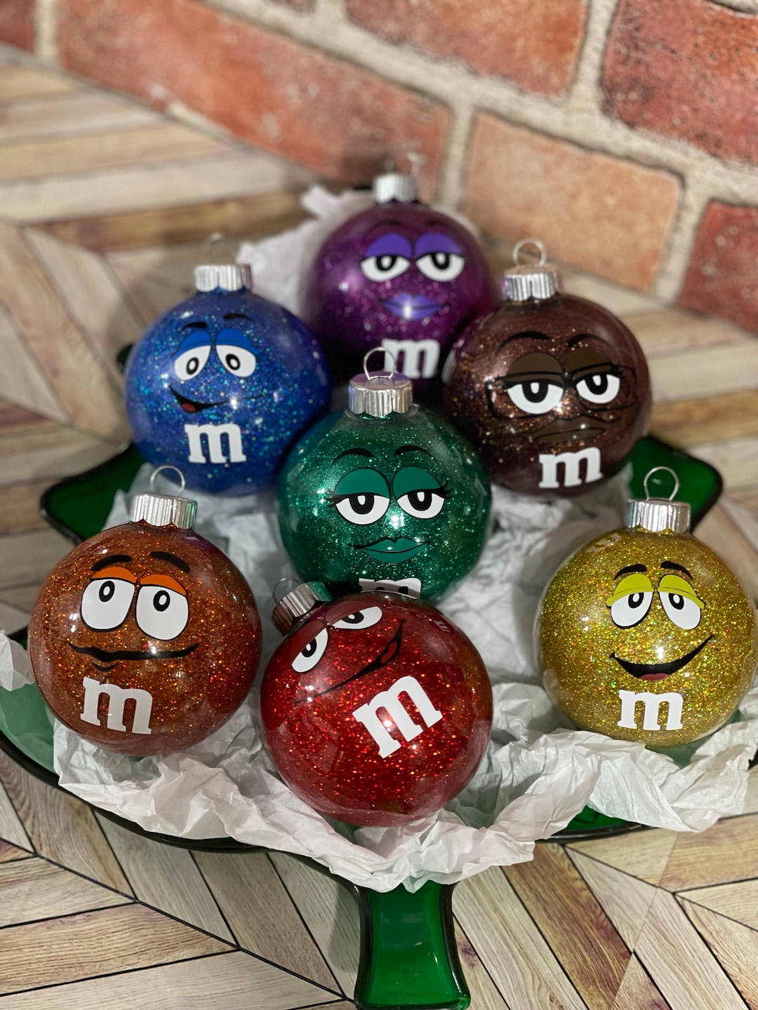 M&M Inspired Ornaments-full Set - Etsy