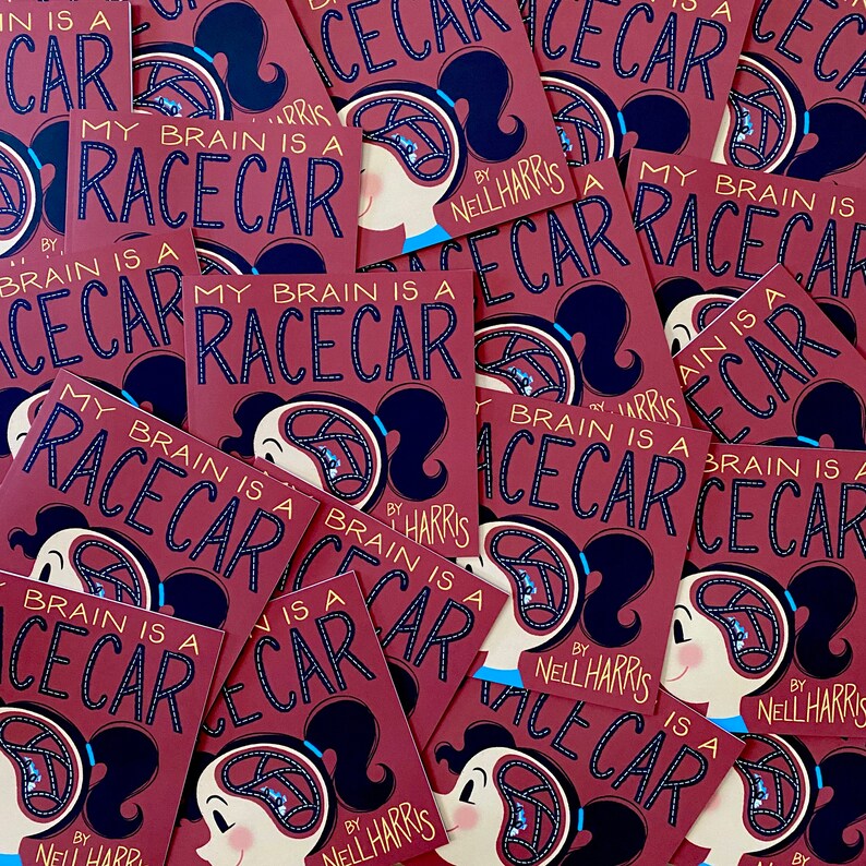 My Brain is a Race Car - Etsy Australia