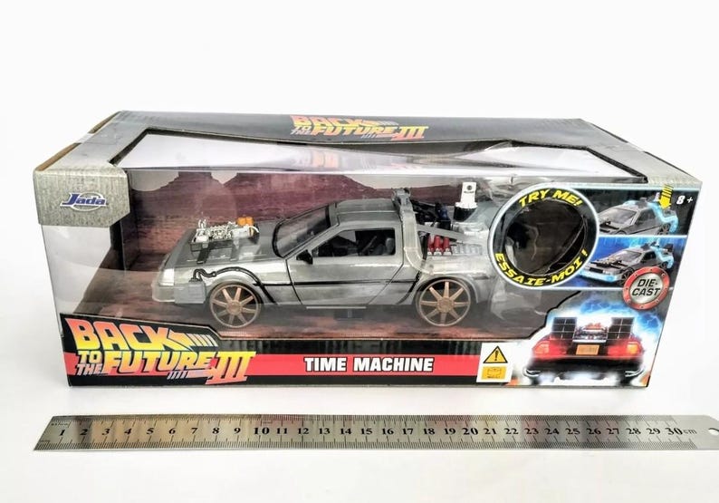 Jada Back to the Future Delorean TIME MACHINE Part 1 / Part 2 / Part 3 ...