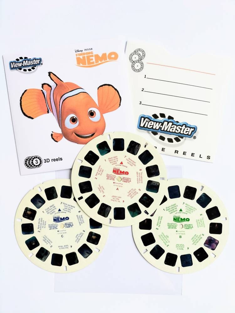 2004 FINDING NEMO Disney Pixar Mattel View-master 3 Reels - Etsy