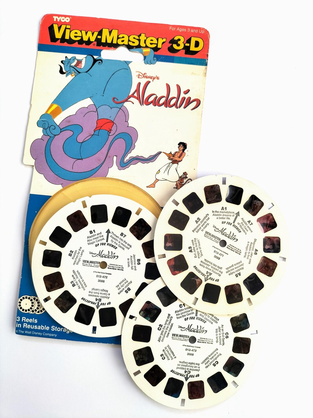 1993 ALADDIN Tyco View-master Walt Disney's BP 3088 - Etsy