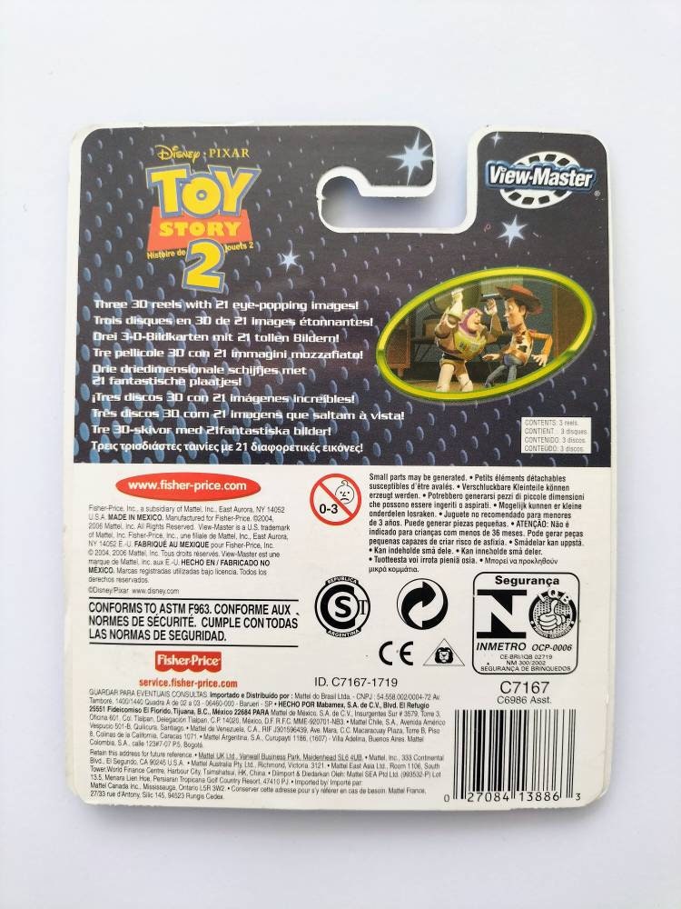 2006 TOY STORY 2 Mattel View-master Disney Pixar 3D Reels Factory ...