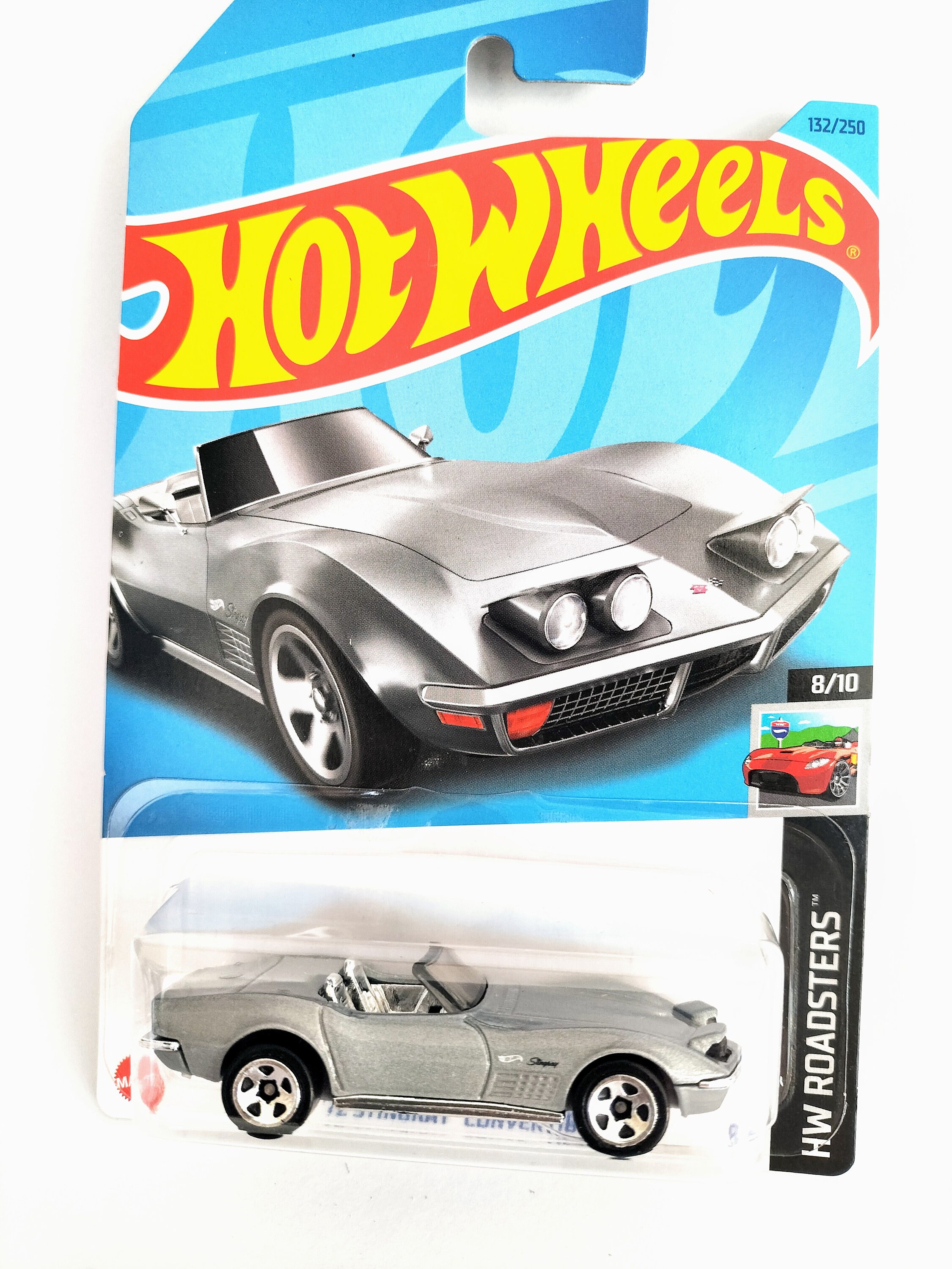 72 STINGRAY CONVERTIBLE Hot Wheels Red/white #47 Factory Fresh 5/10 ...