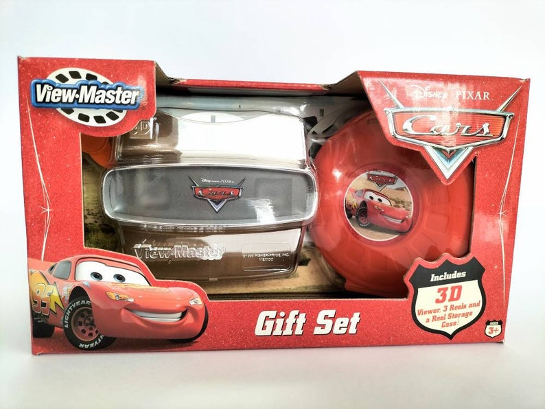 NEW 2006 CARS Disney PIXAR View-master 3D Viewer Gift Set Factory ...