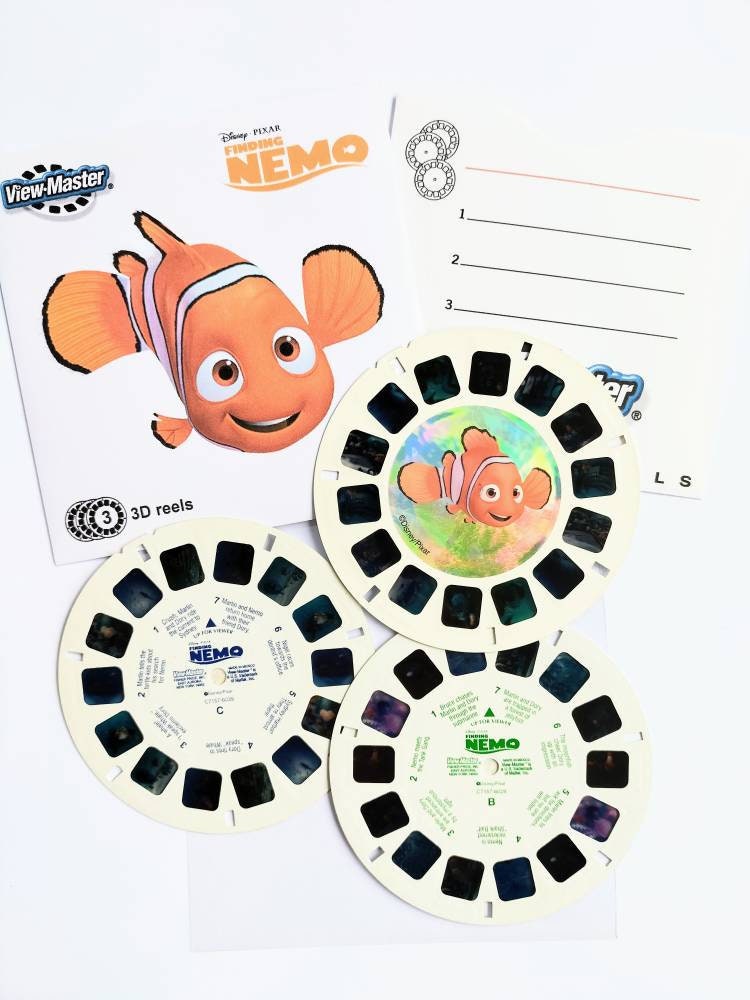2004 FINDING NEMO Disney Pixar Mattel View-master 3 Reels - Etsy