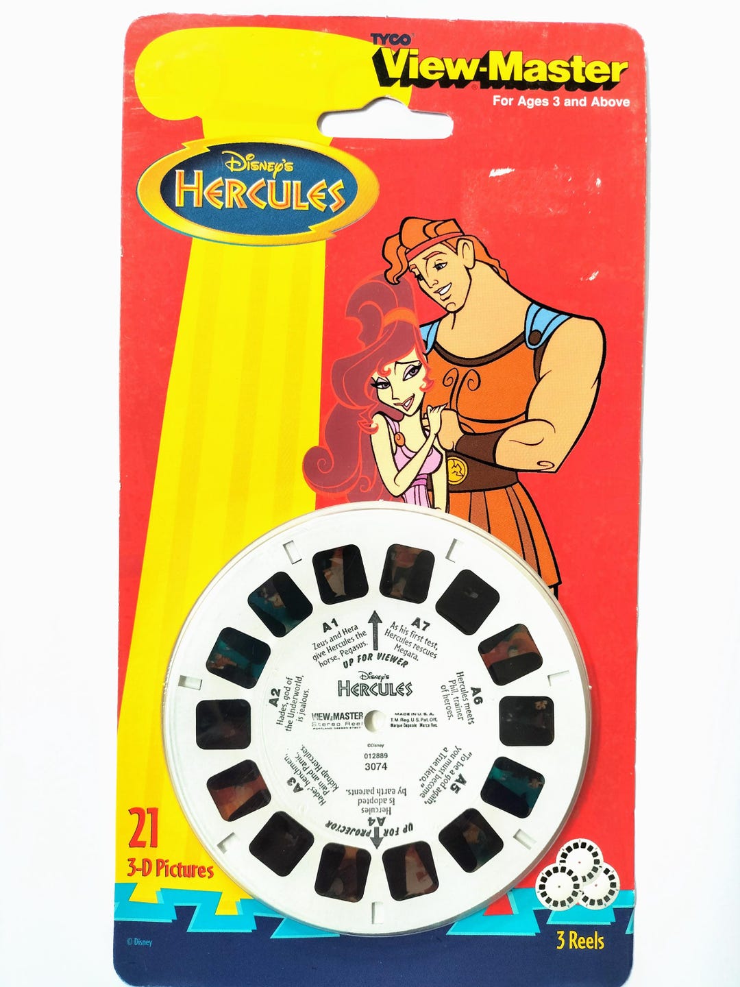 1990s HERCULES/POCAHONTAS Tyco View-master 3-D Walt Disney's New Old ...