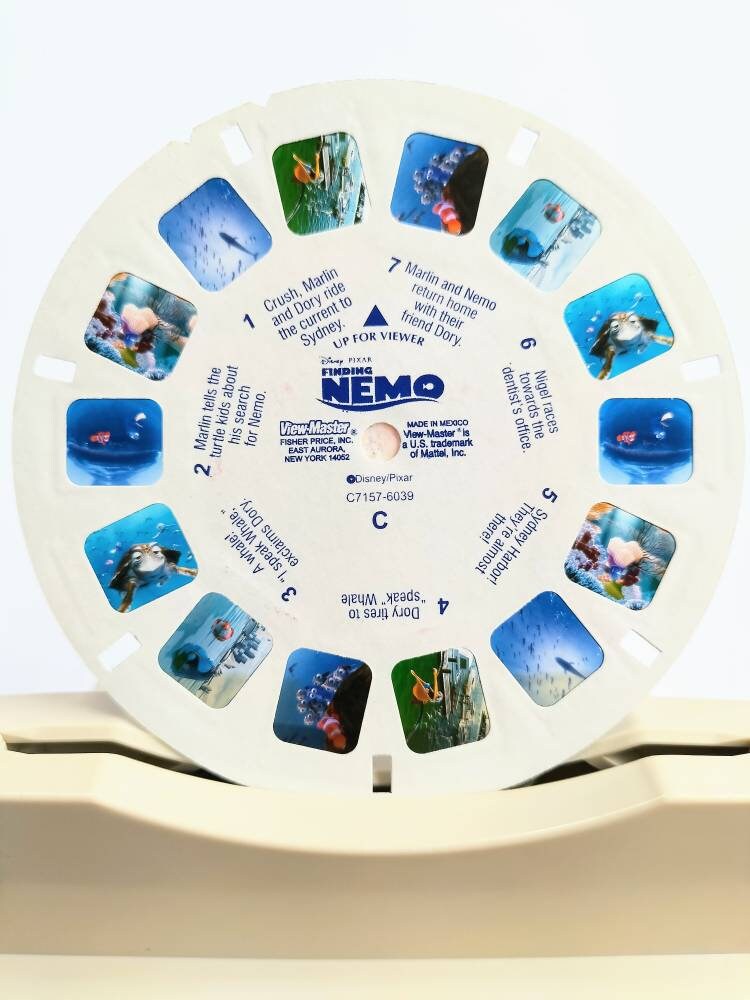 2004 FINDING NEMO Disney Pixar Mattel View-master 3 Reels - Etsy