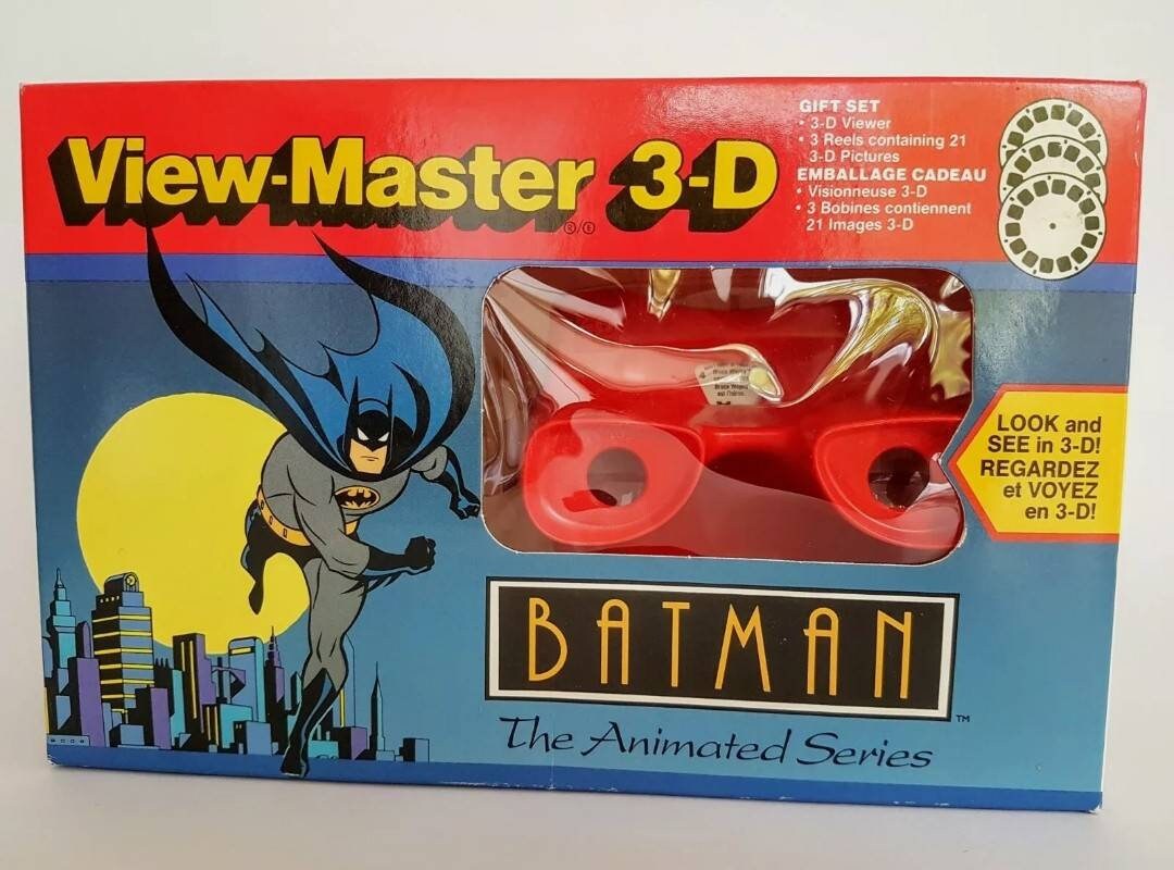 NEW 1994 Batman the Animated Series TYCO View-master 3-D Gift Set ...