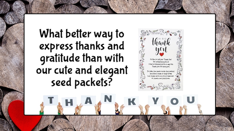 Thank You Seed Favors | 20 Pre-filled Wildflower Packets | Thanks ...