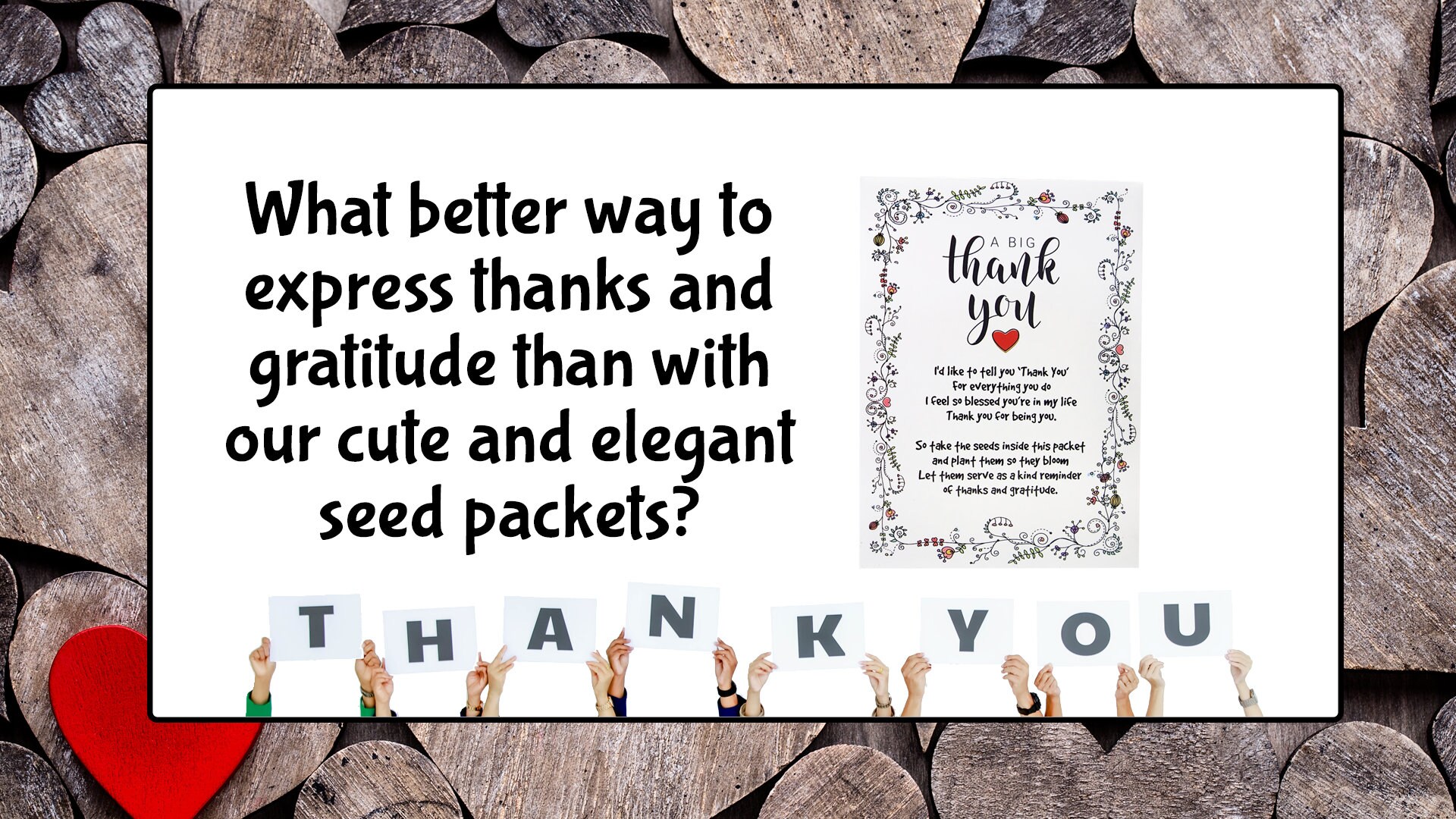 Thank You Seed Favors | 20 Pre-filled Wildflower Packets | Thanks ...
