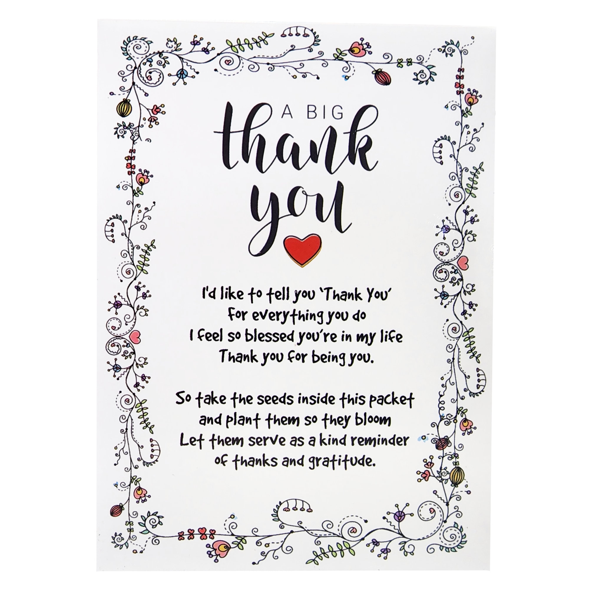 Thank You Seed Favors | 20 Pre-filled Wildflower Packets | Thanks ...