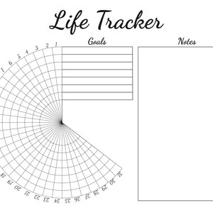 Life Acrylic Plan Tracker Acrylic Habit Tracker Life Tracker for Wall ...