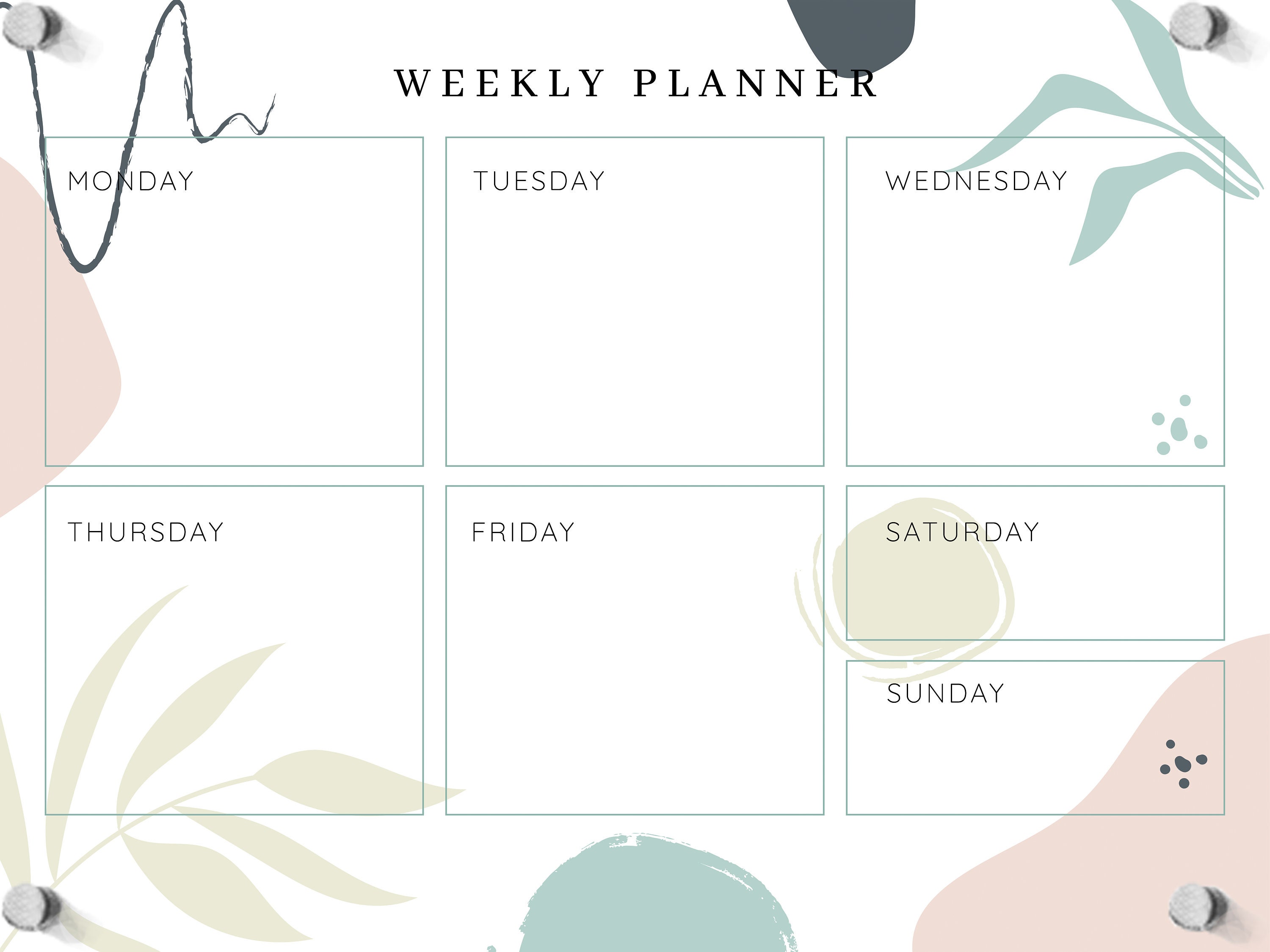 Weekly Premium Calendar, Chart for Wall Family Command Center, Dry ...