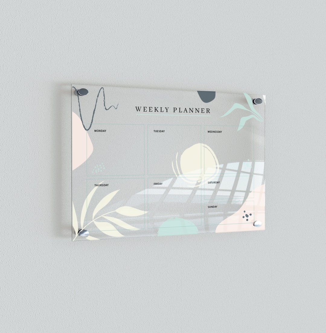 Weekly Premium Calendar, Chart for Wall Family Command Center, Dry ...