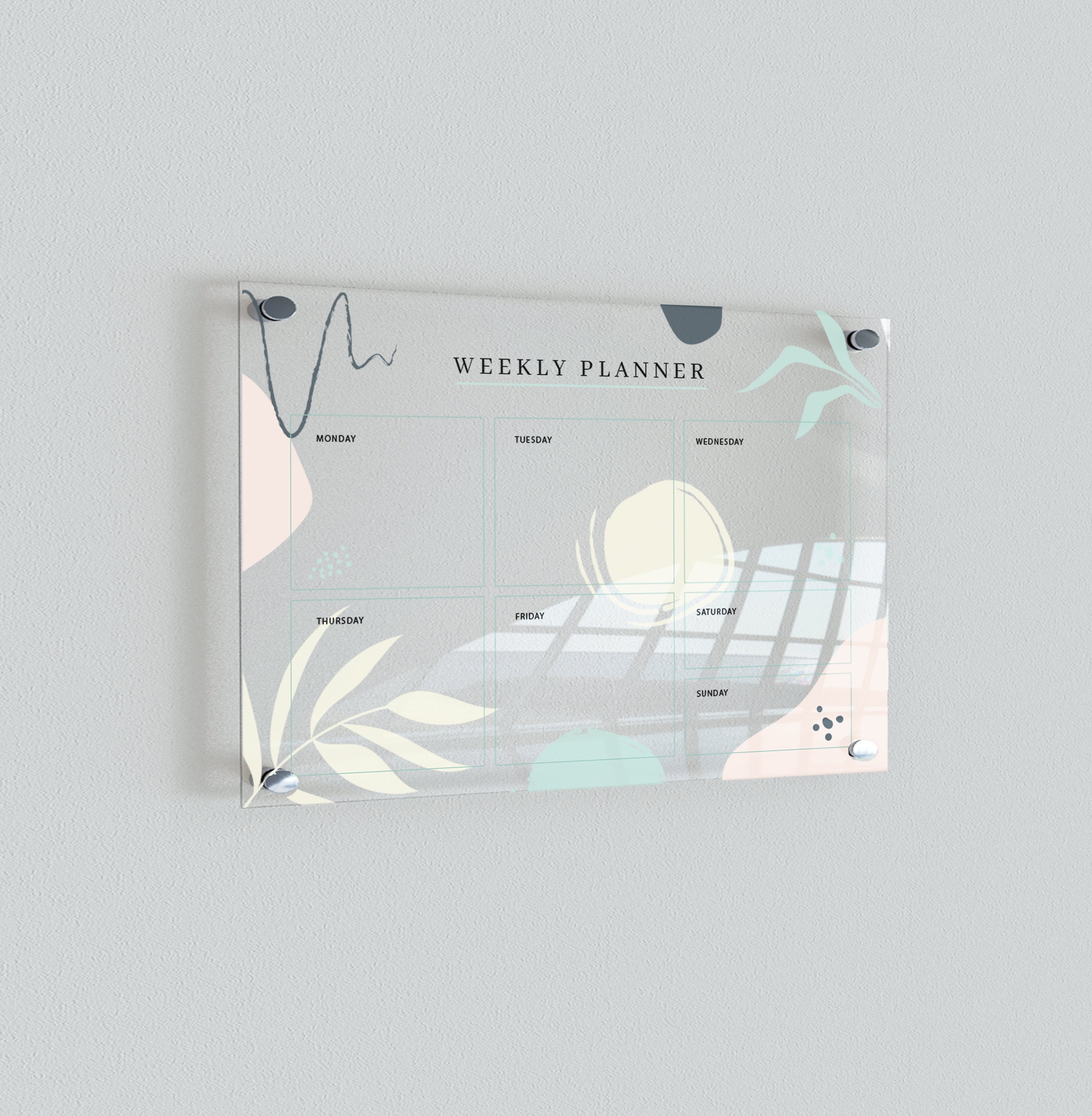 Weekly Premium Calendar, Chart for Wall Family Command Center, Dry ...