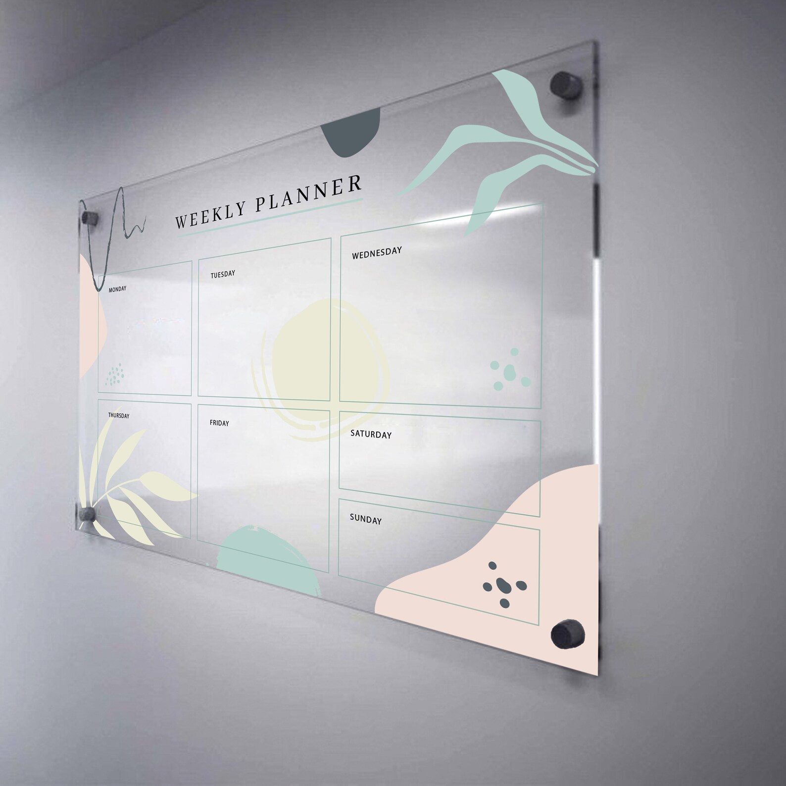 Weekly Premium Calendar, Chart for Wall Family Command Center, Dry ...