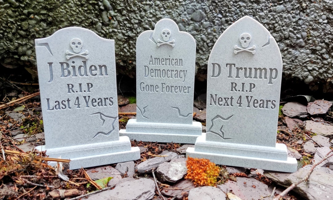 Personalized Halloween Tombstone: 3D Printed Granite Effect Gravestone ...