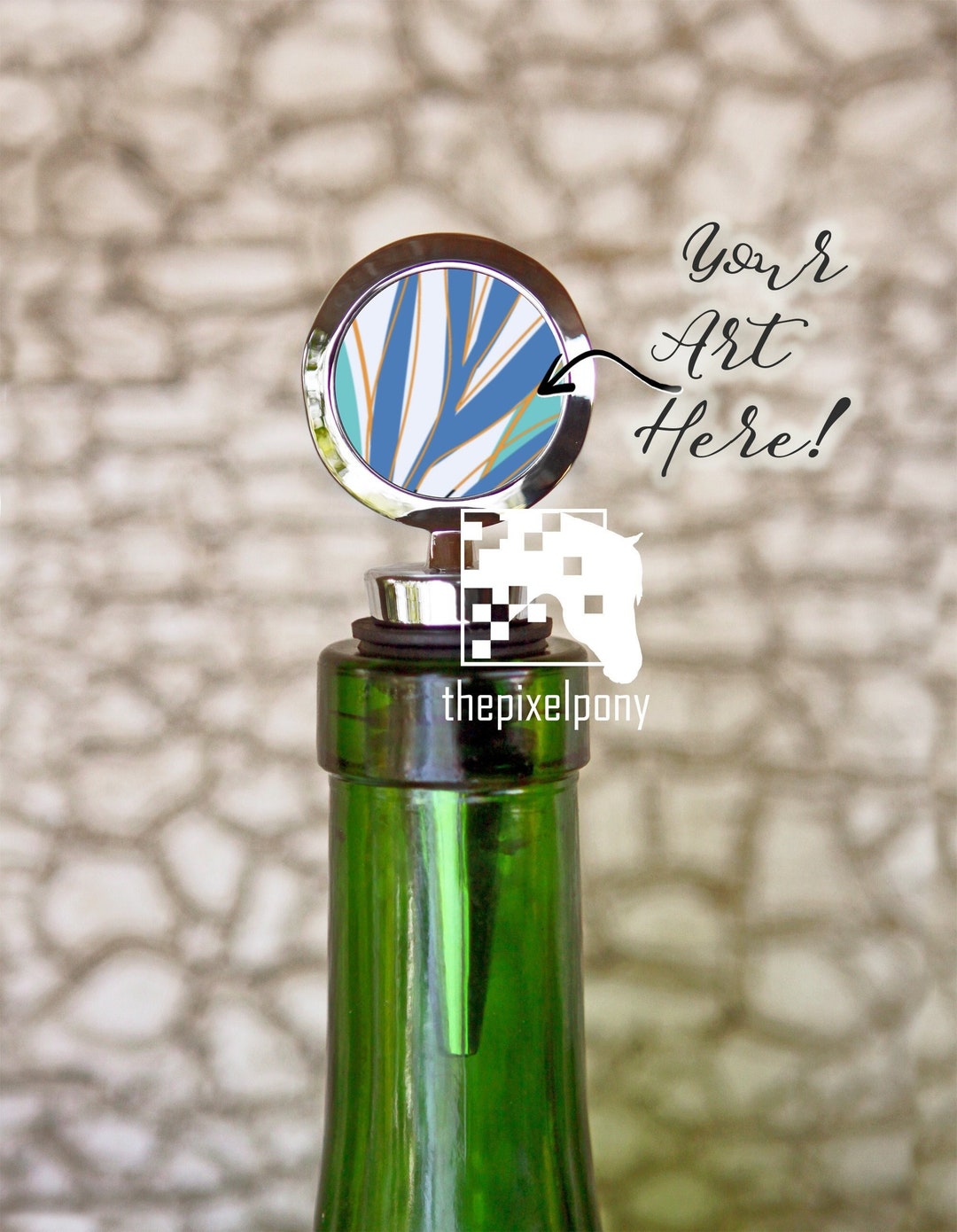 Wine Stopper Mockup W/ Smart Layer PSD & JPEG Files and Farmhouse Style ...