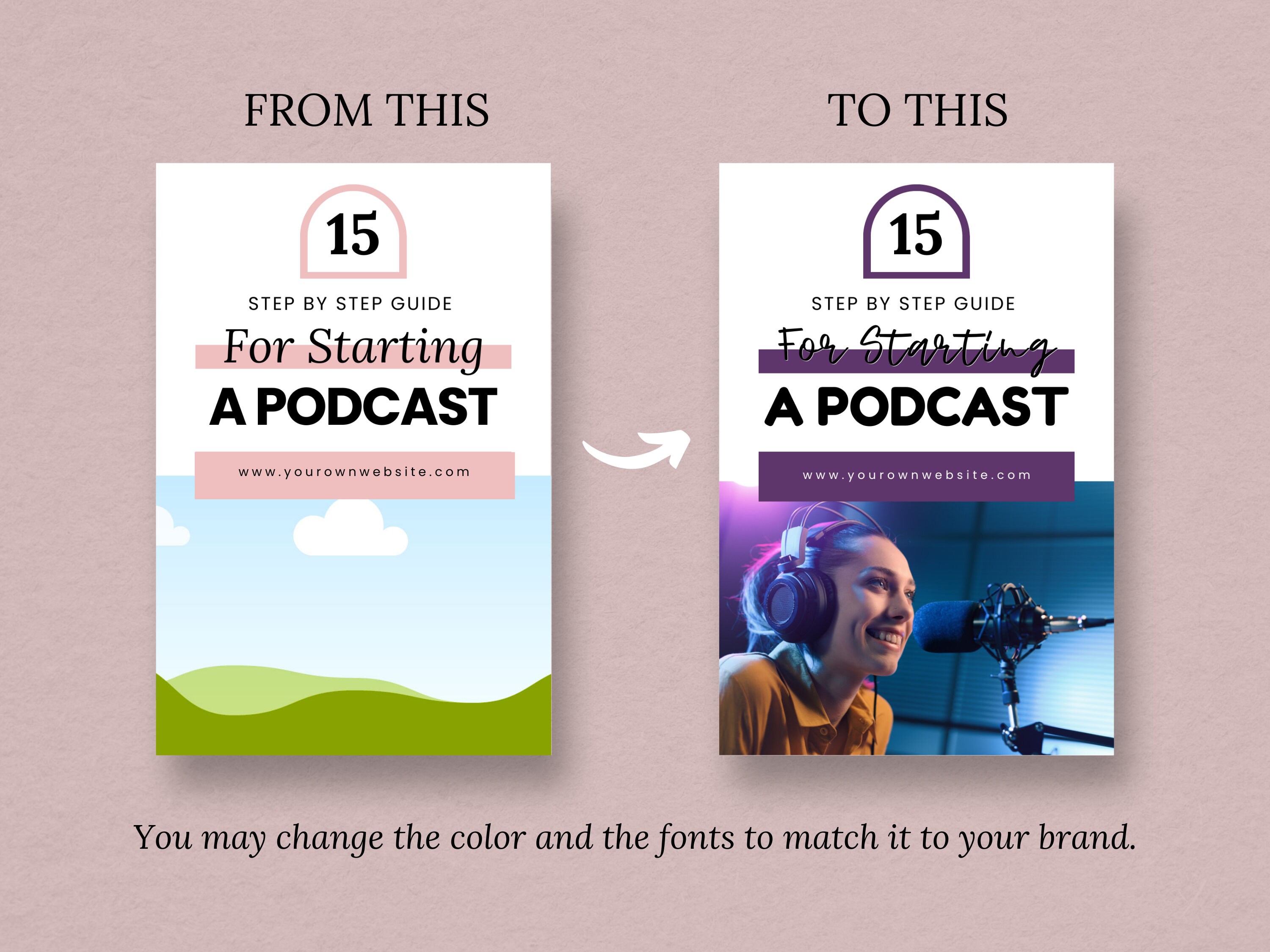 25 Podcast Pinterest Pins Canva Templates | Can Be Use as a Lead Magnet ...