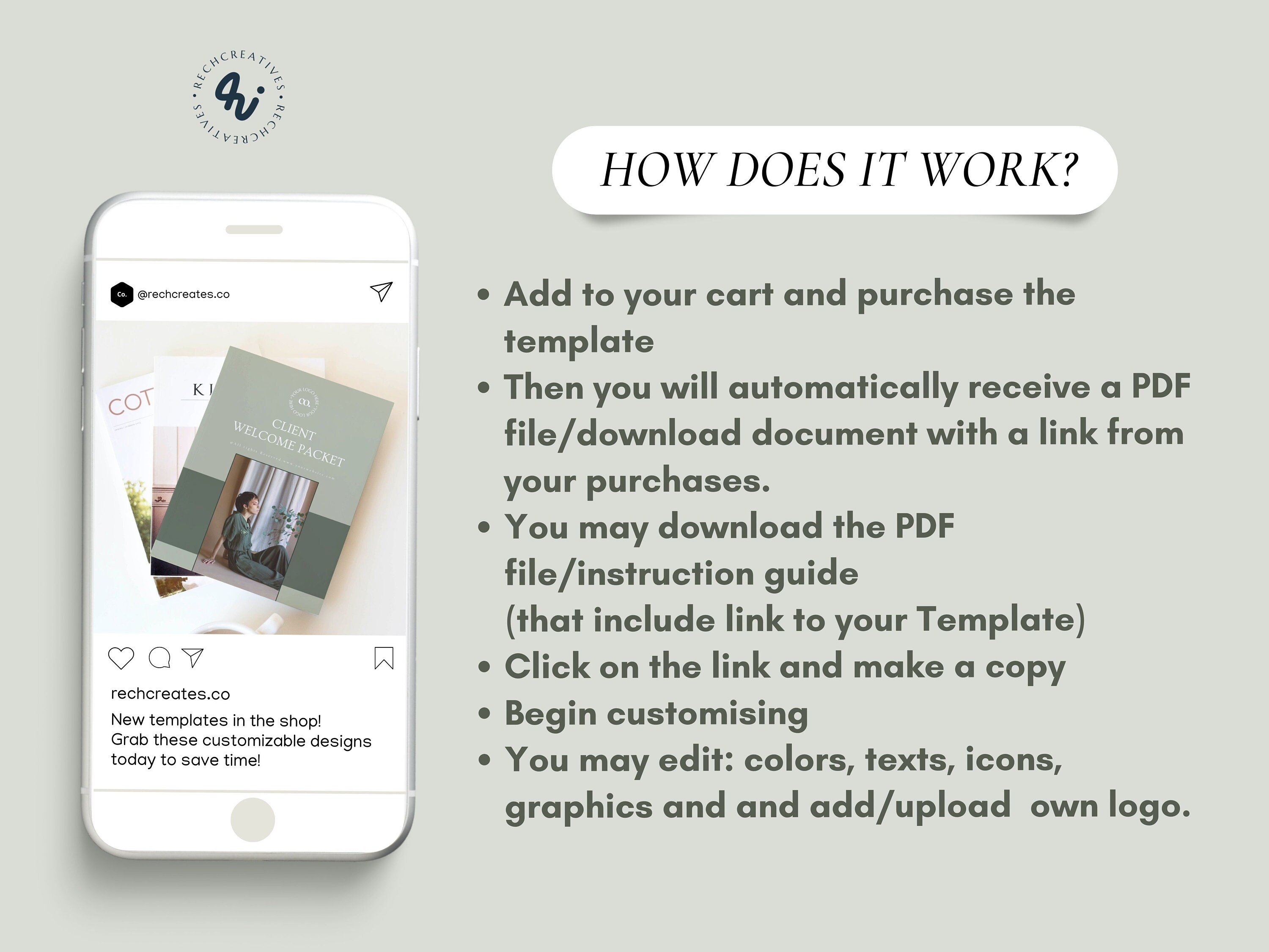 Editable New Client Welcome Packet, Welcome Pack, Service Business ...