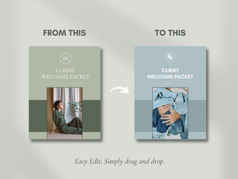 Editable New Client Welcome Packet, Welcome Pack, Service Business ...