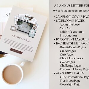 Online Course Workbook, Worksheet, Lead Magnet, Editable Templates ...