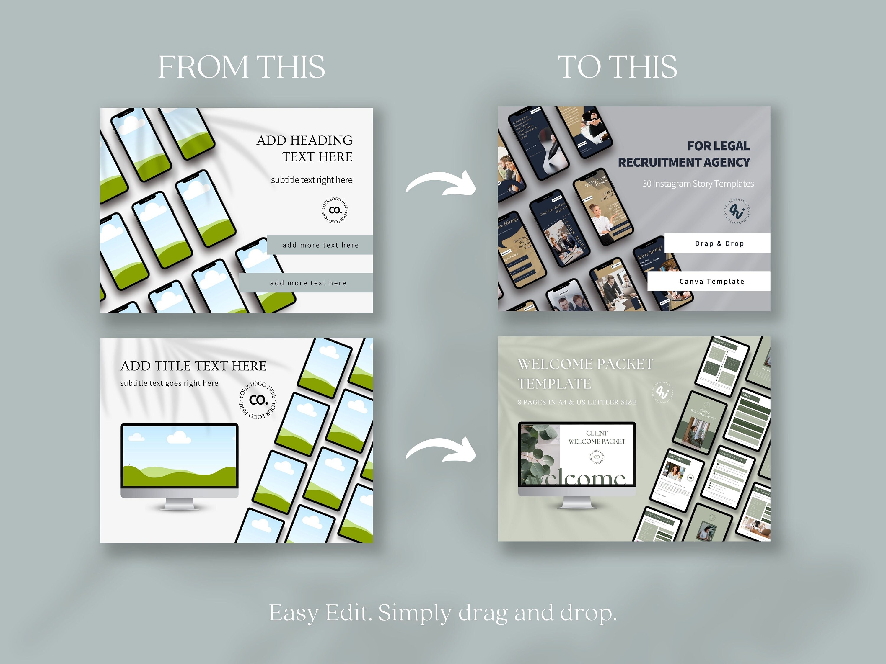 25 Device Frames Mockup Template | Editable and Customizable | Ideal ...