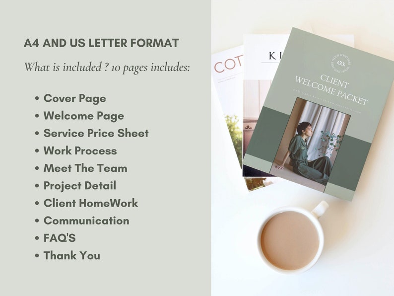 Editable New Client Welcome Packet, Welcome Pack, Service Business ...