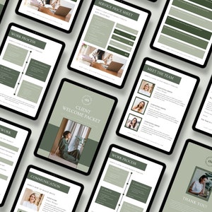 Editable New Client Welcome Packet, Welcome Pack, Service Business ...