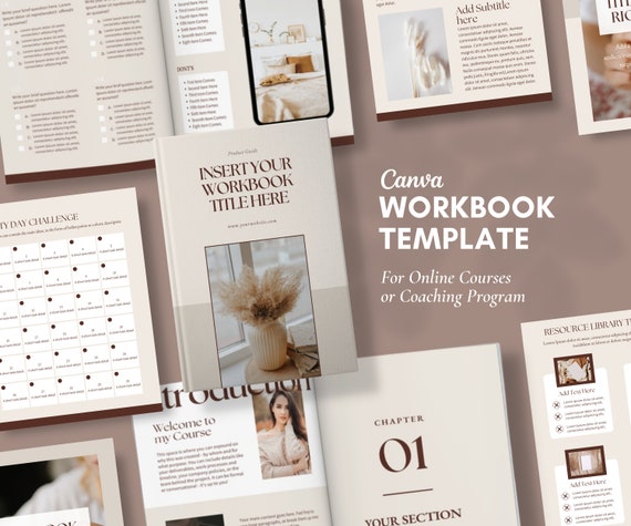 Online Course Workbook Worksheet Lead Magnet Editable - Etsy