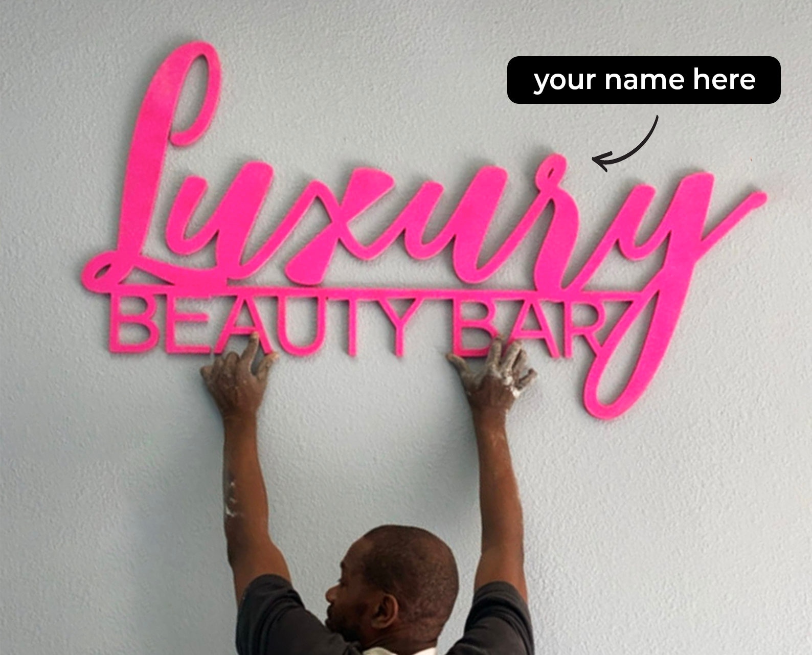 Premium Custom Business Sign for Wall American Made & - Etsy