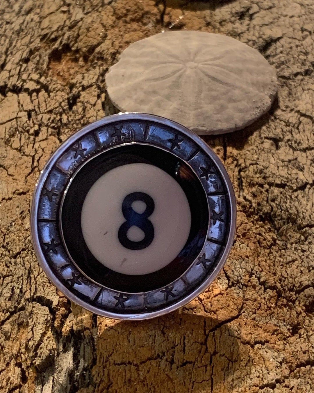 Eight Ball Ring Made From Real Pool Ball - Etsy