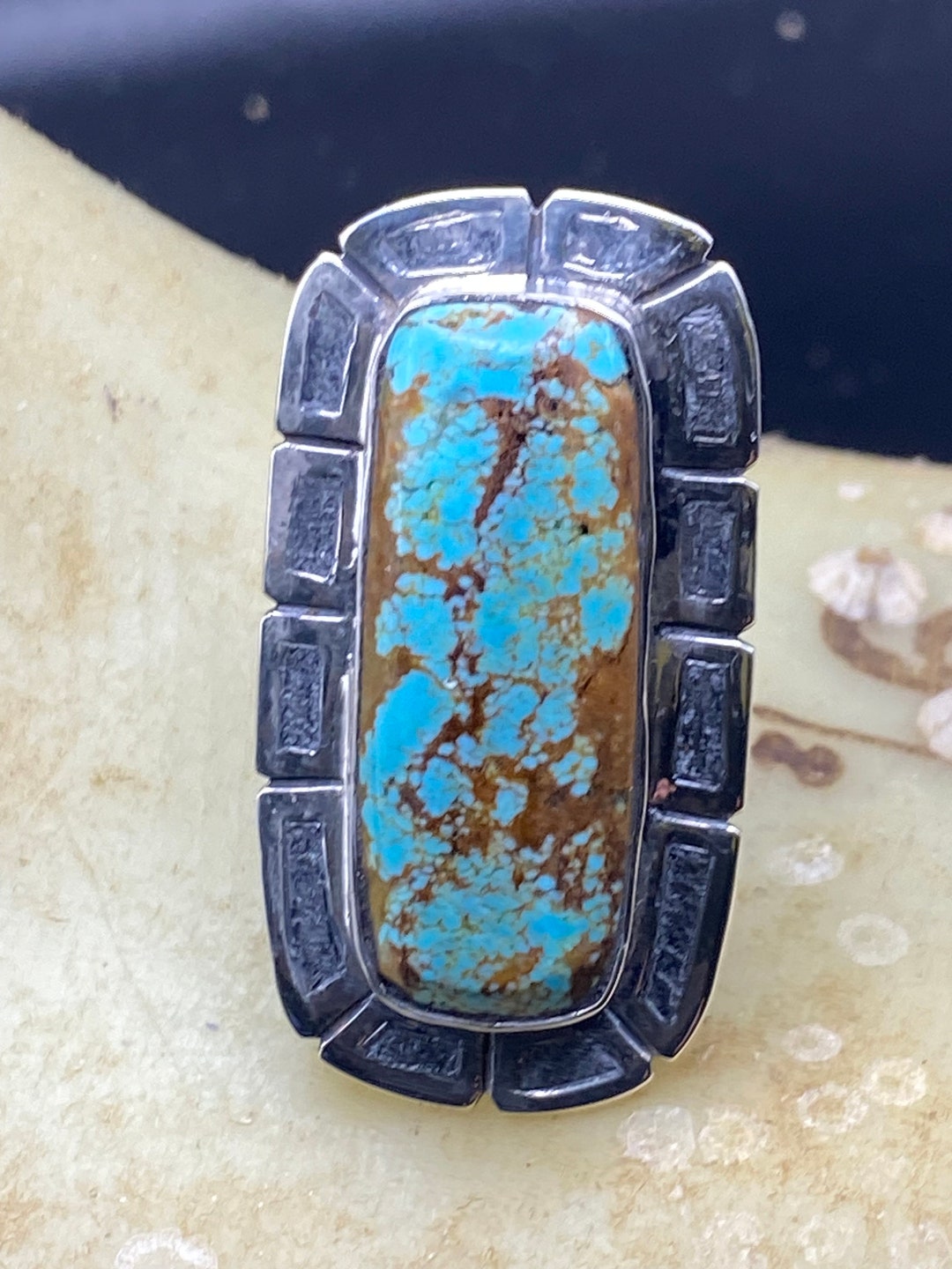 Awesome Number 8 Turquoise Ring Size 8 1/4 - Etsy