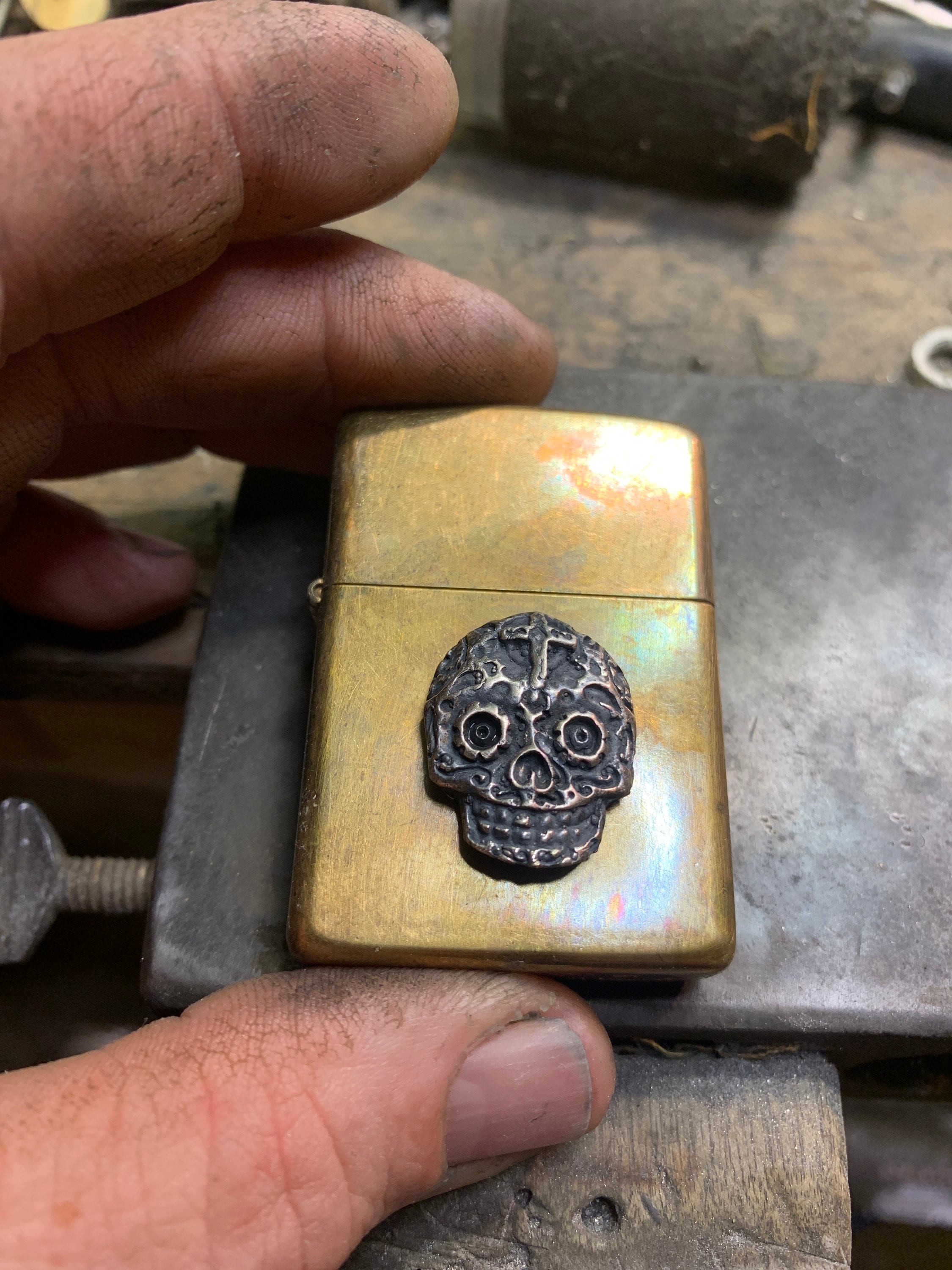 Skull Zippo Lighters