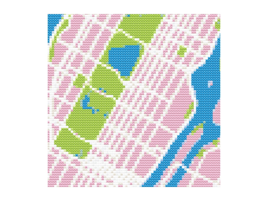 New York Map Cross Stitch Pattern, New York Cross Stitch Pattern, NYC ...