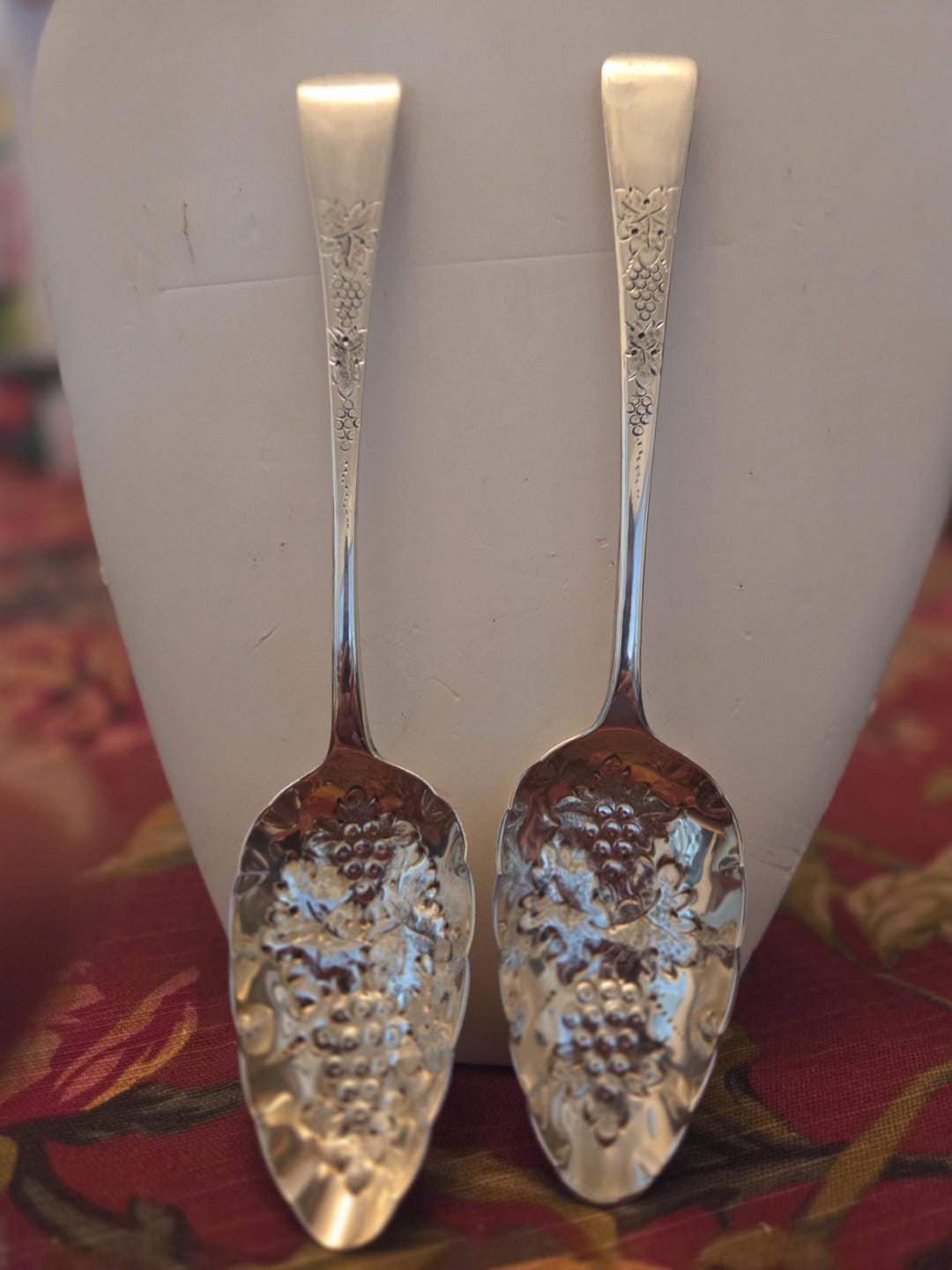 2 SILVER SPOONS Ca.1822 Antique ENGLISH - Etsy