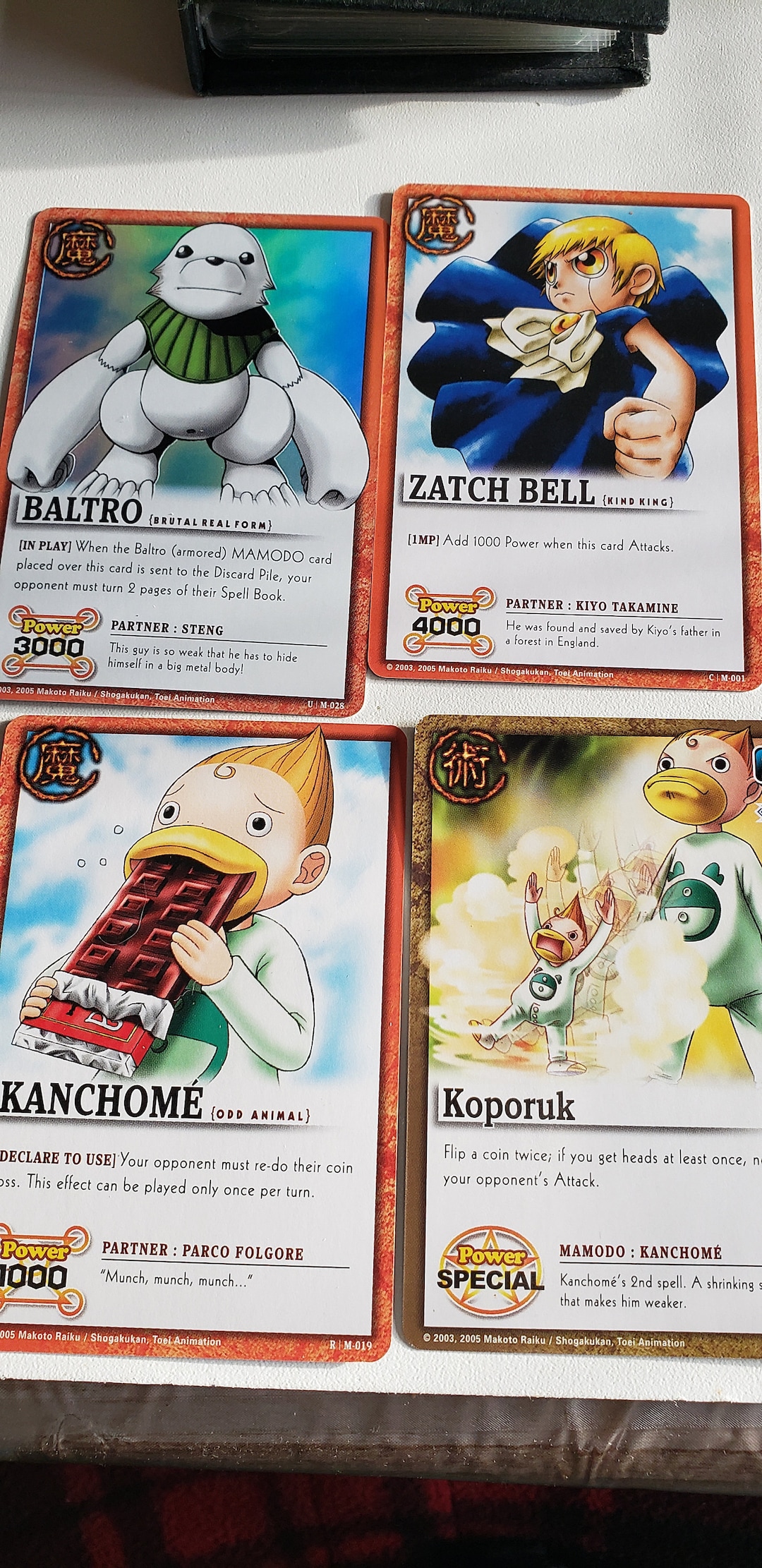Zatch Bell Cards and Book 32 Cards - Etsy