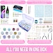 MODDA UV Resin Kit With Light for Beginners , Resin Jewelry Making Kit ...