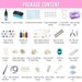 MODDA UV Resin Kit With Light for Beginners , Resin Jewelry Making Kit ...