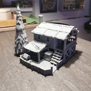 Forest Hunter Cabin / 28mm Scale / Miniatureland / Terrain / Dnd ...