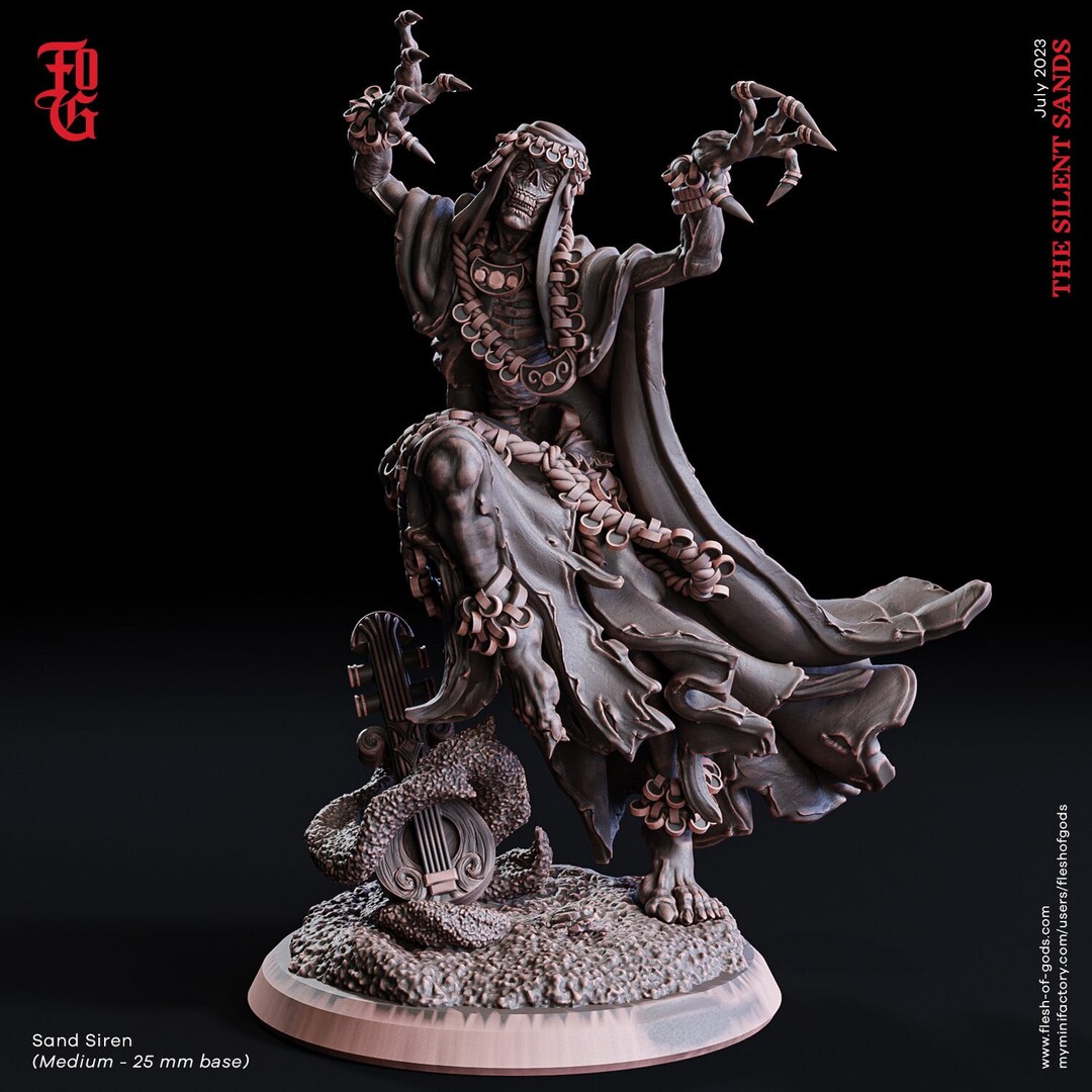 The Sand Siren, Ghost Bard / the Silent Sands / Flesh of Gods ...